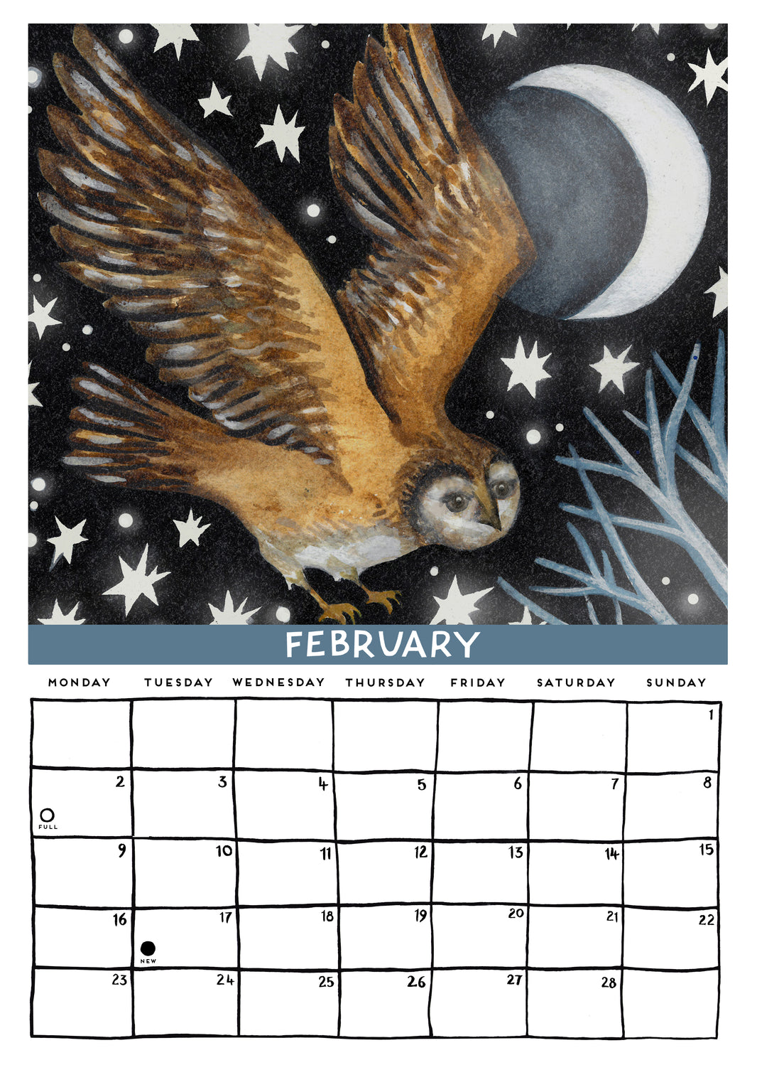 Jessica Rising Studio| Beautiful, hand-painted calendars UK