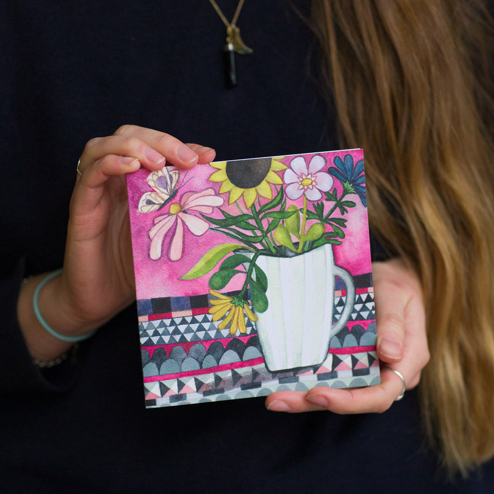 July Flowers Card – Jessica Rising Studio