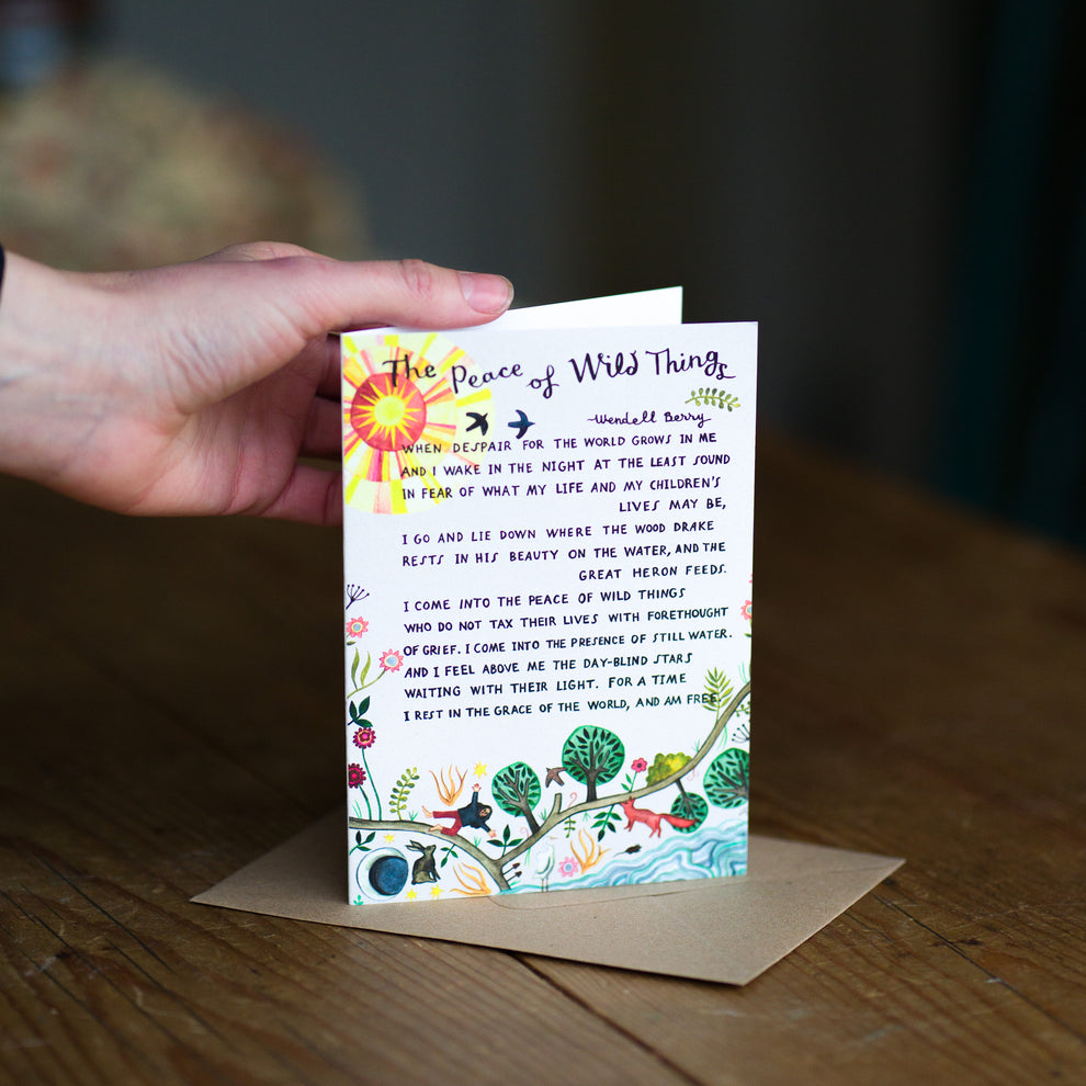 Peace of Wild Things Card – Jessica Rising Studio