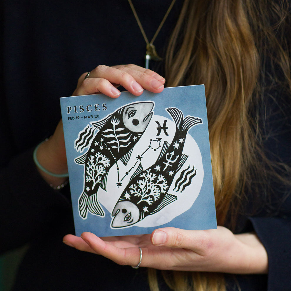 Pisces Card – Jessica Rising Studio